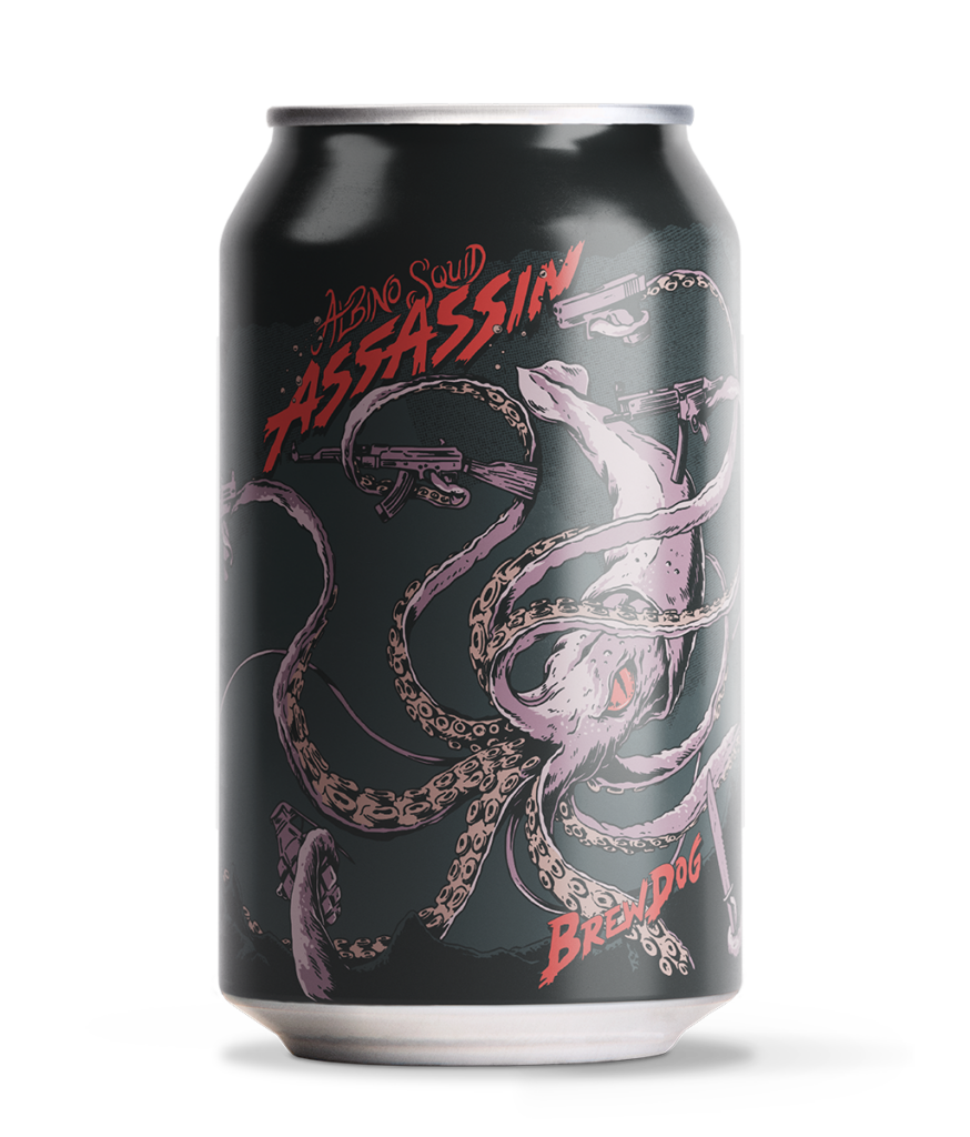 ברודוג ברודוג אלבינו סקוויד אססין - Brewdog ASSASSIN SQUID ALBINO - משקאות מנדלסון-חשין