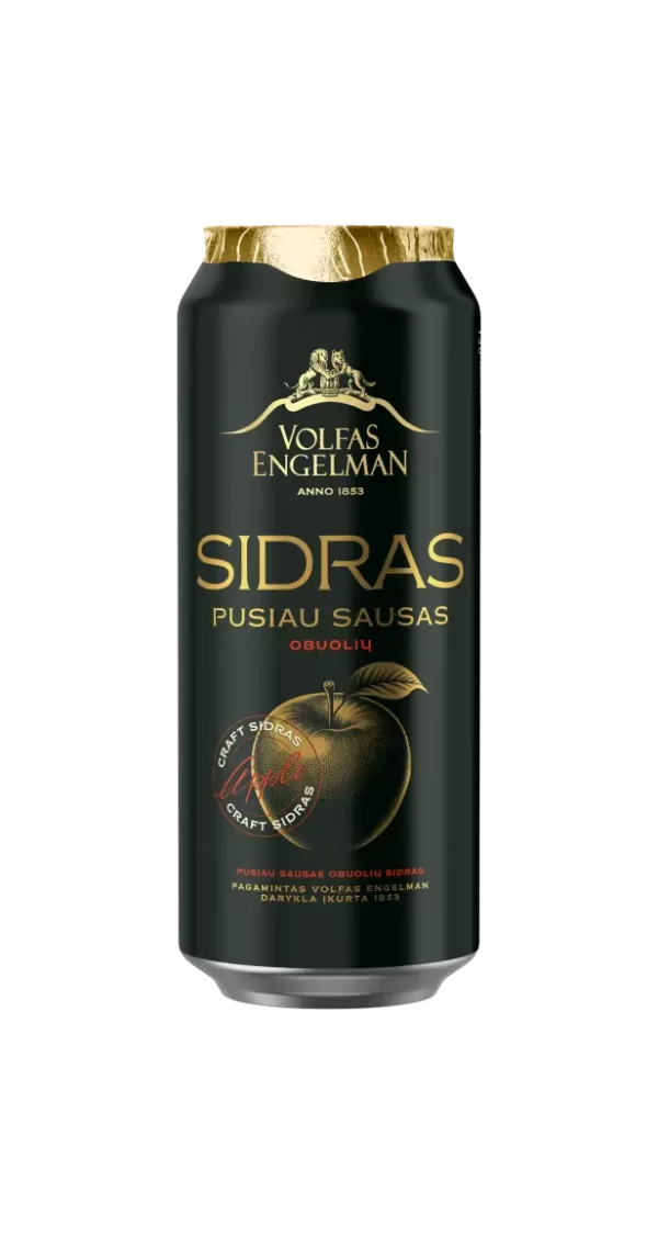 סיידר וולפאס אנגלמן תפוחים - Volfas Engelman Cider - משקאות מנדלסון-חשין